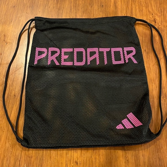adidas | Bags | Adidas Predator Soccer Mesh Drawstring Bag Sack New ...